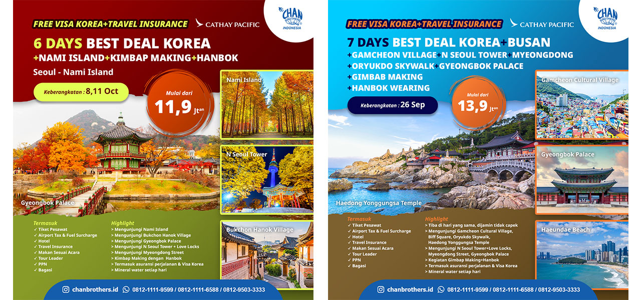 Chan Brothers Travel Indonesia | Promo